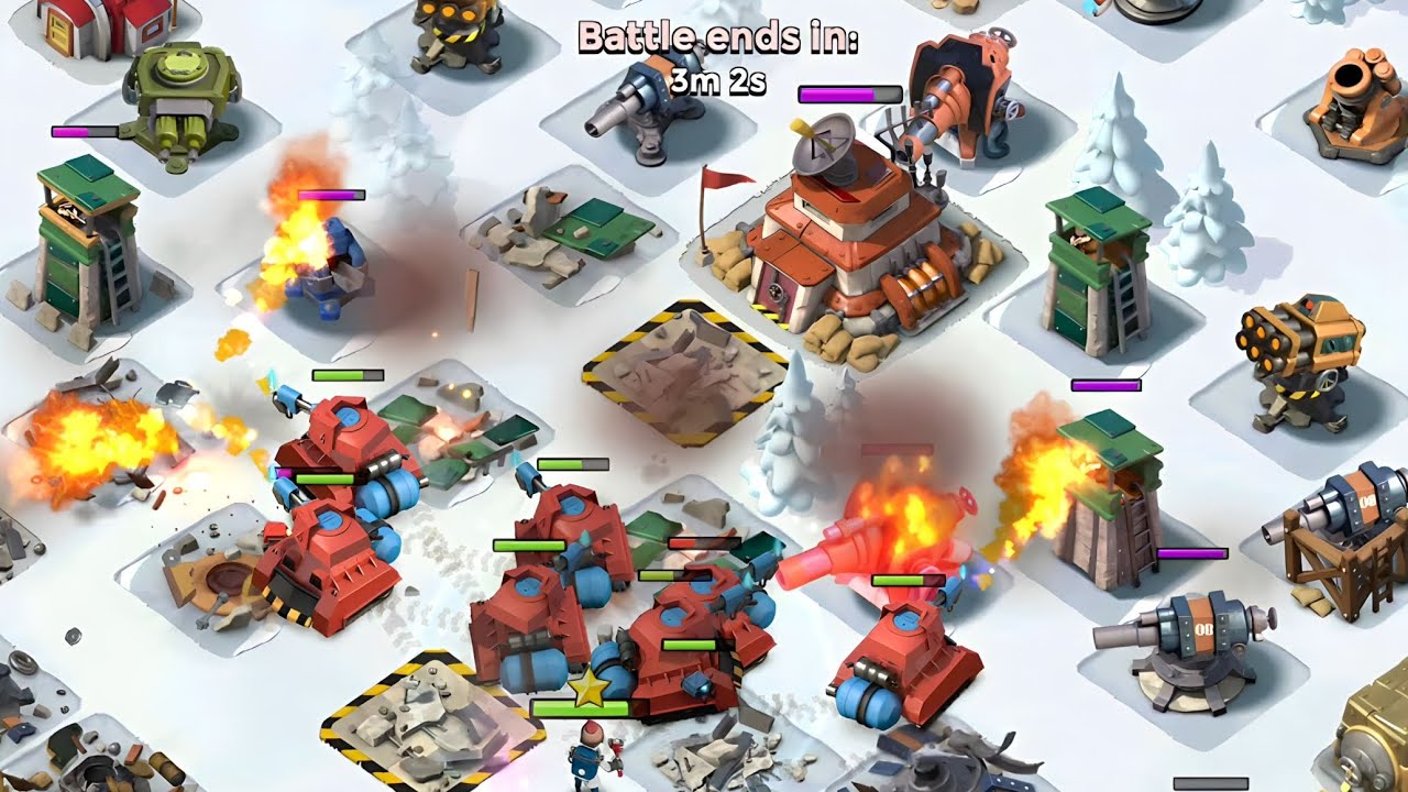 Boom beach all tank freeze - YouTube