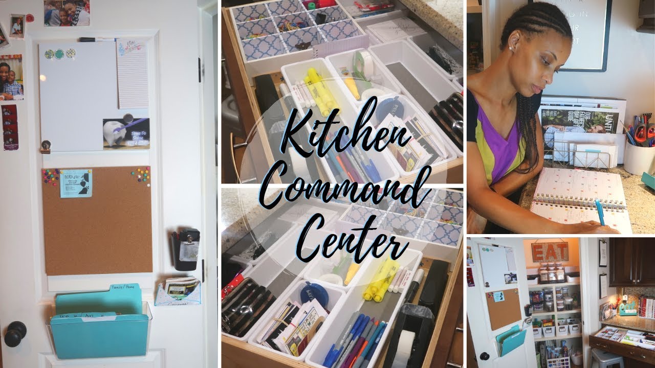 How to Create a Kitchen Command Center | Back to School Organization ...