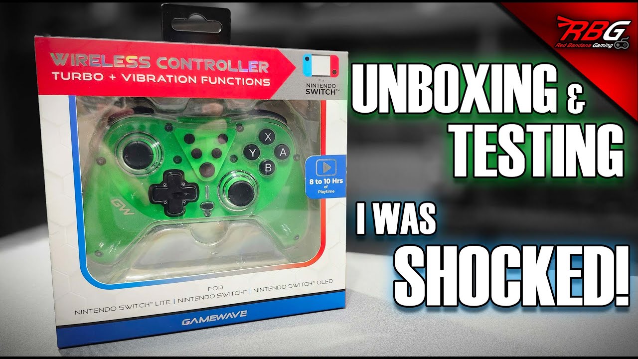 Gamewave Wireless Nintendo Switch Controller Unboxing & Testing (From ...