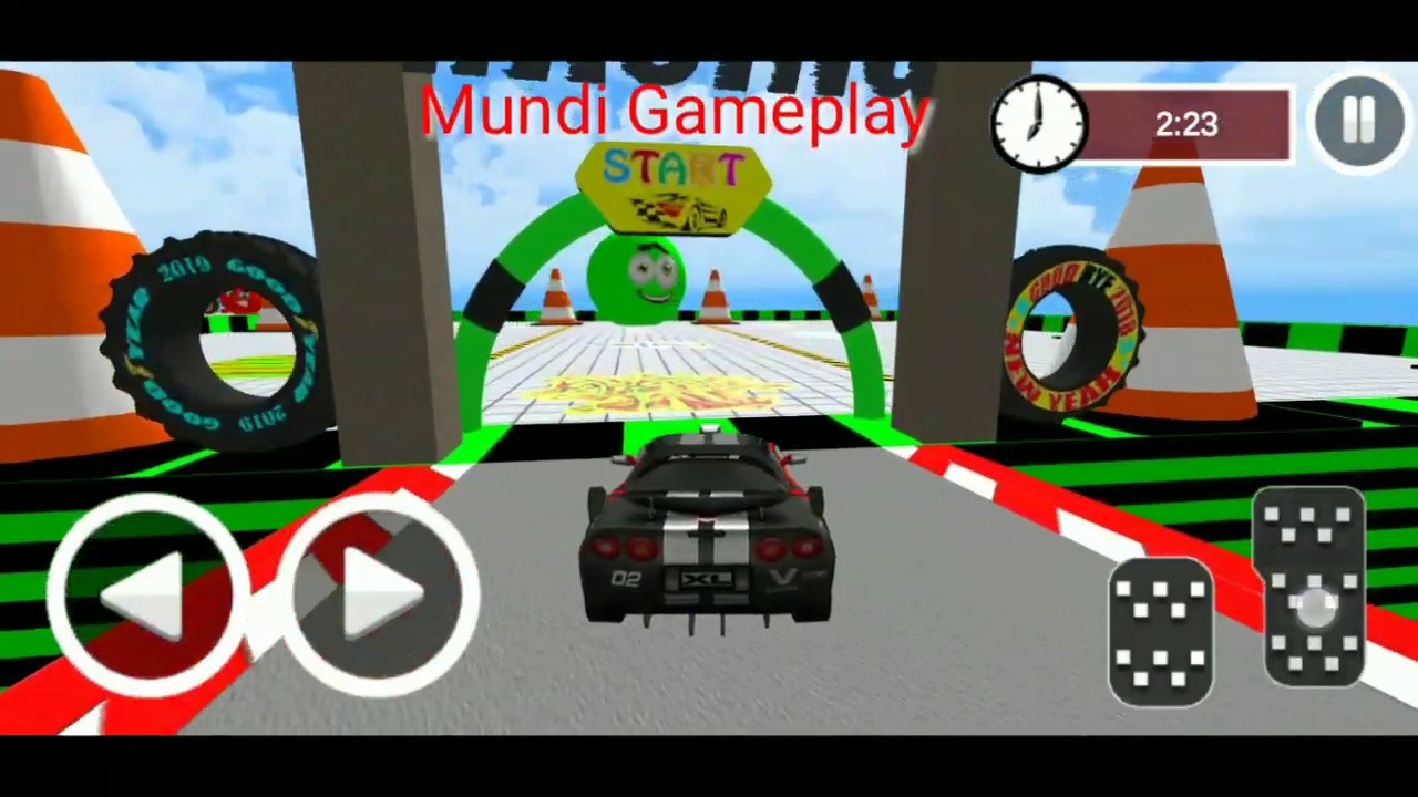 Ultimate racing derby fast blue sports car stunts 3d game / Ultimate ...
