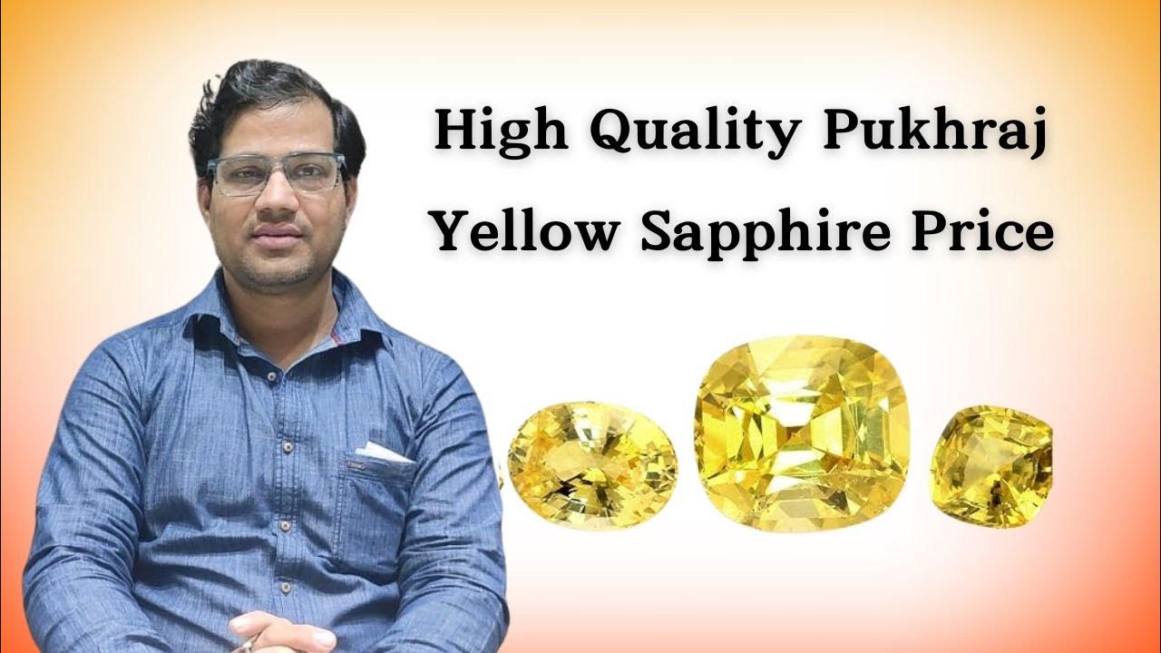 Ceylon Sri lanka High Quality Pukhraj Yellow Sapphire Price list - YouTube