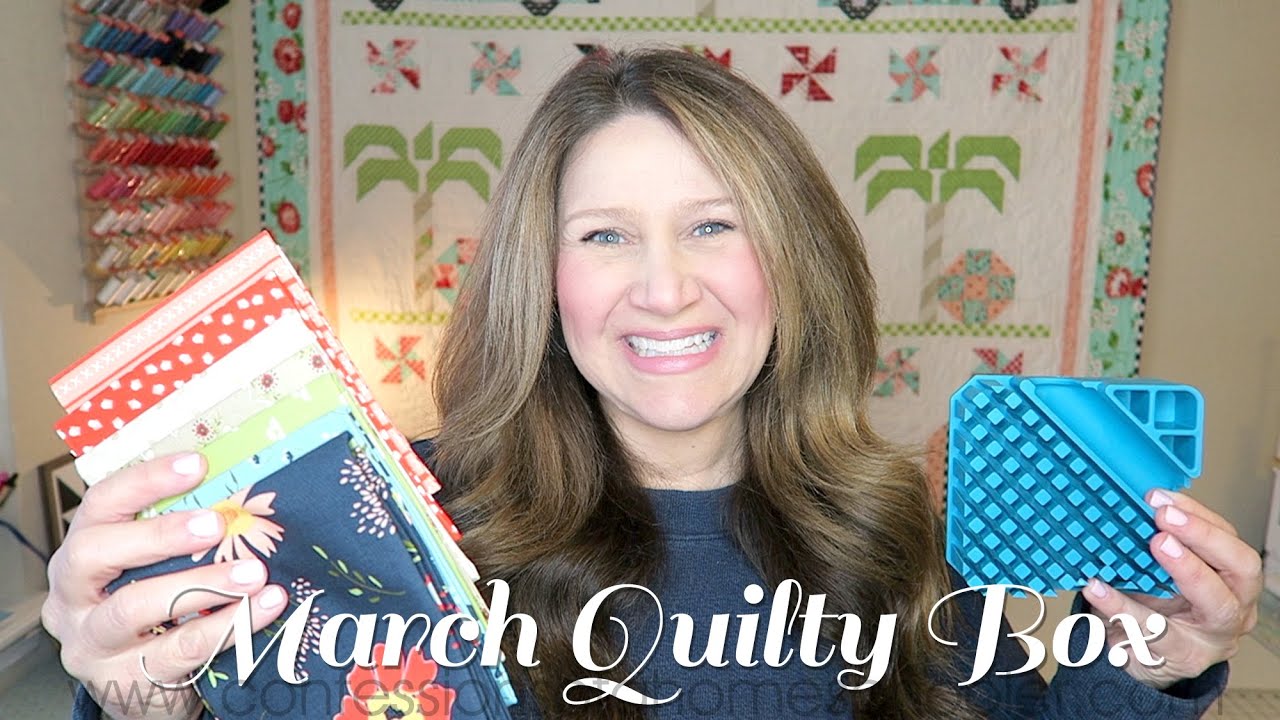 March 2019 Quilty Box // UNBOXING!! - YouTube