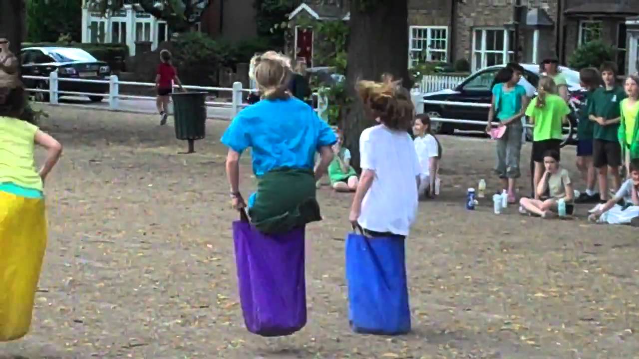 Sports day, Sack race - YouTube
