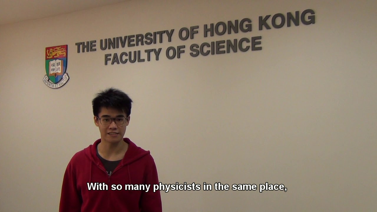 HKU Science student Patrick Ng sharing his undergraduate research ...