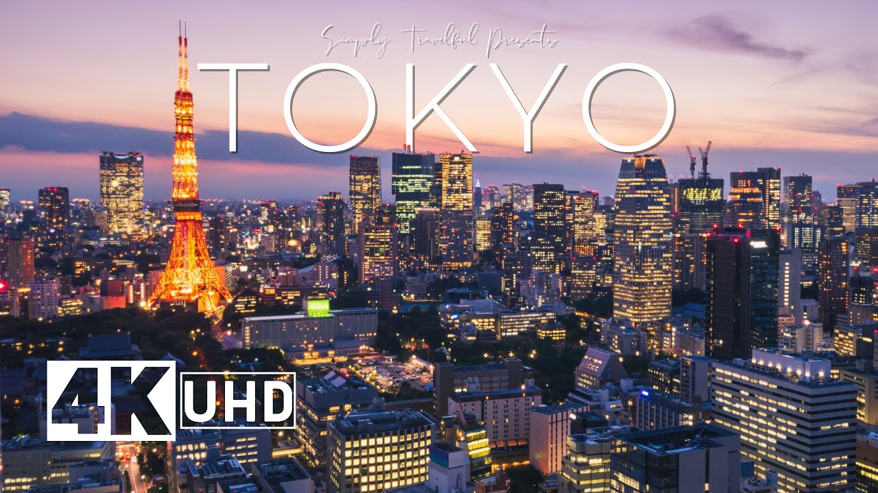 Tokyo, Japan 🇯🇵 in 4K ULTRA HD by Drone - YouTube