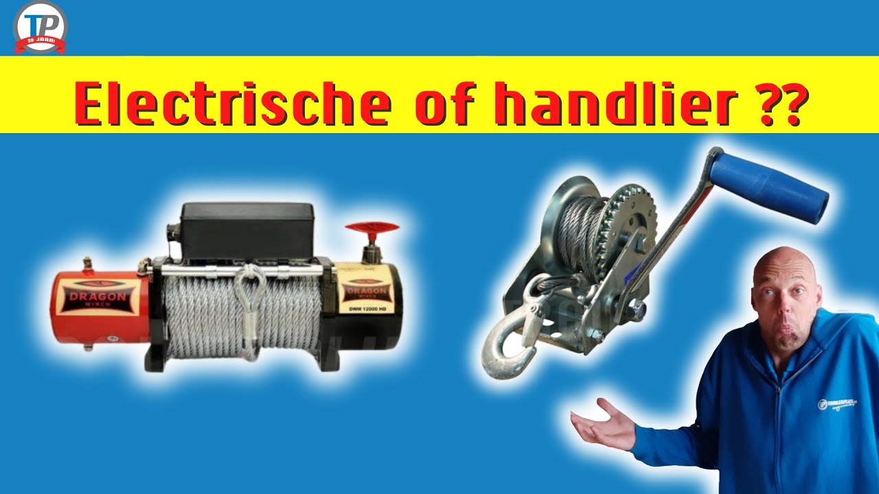 Electrische lier of handlier? Welke lier moet ik kiezen voor ...