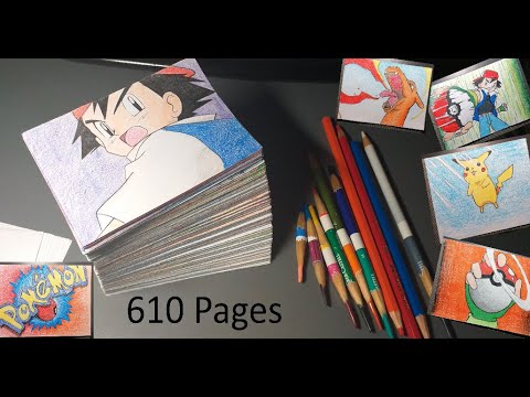 Pokemon Flipbook 610 Pages - YouTube