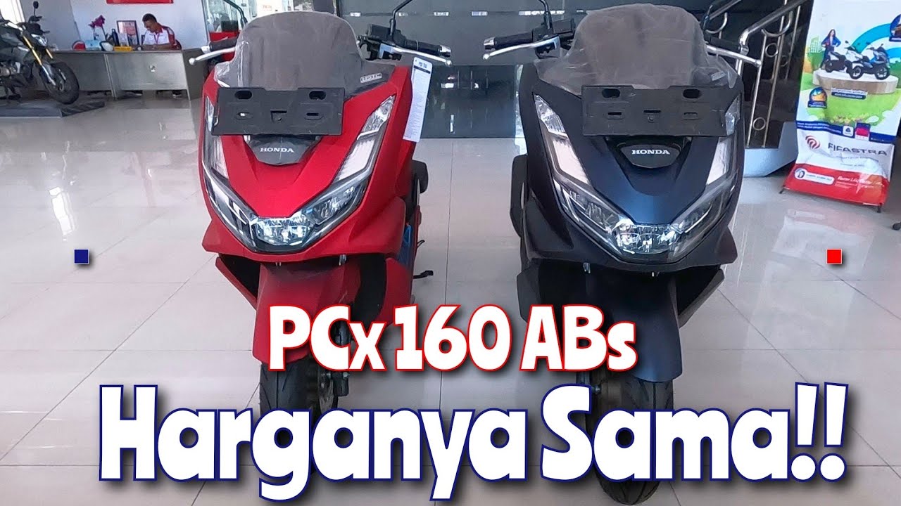 HONDA PCx 160 ABs 2024 Warna Matte BLUe & Matte Red HARGANYA SAMA - YouTube
