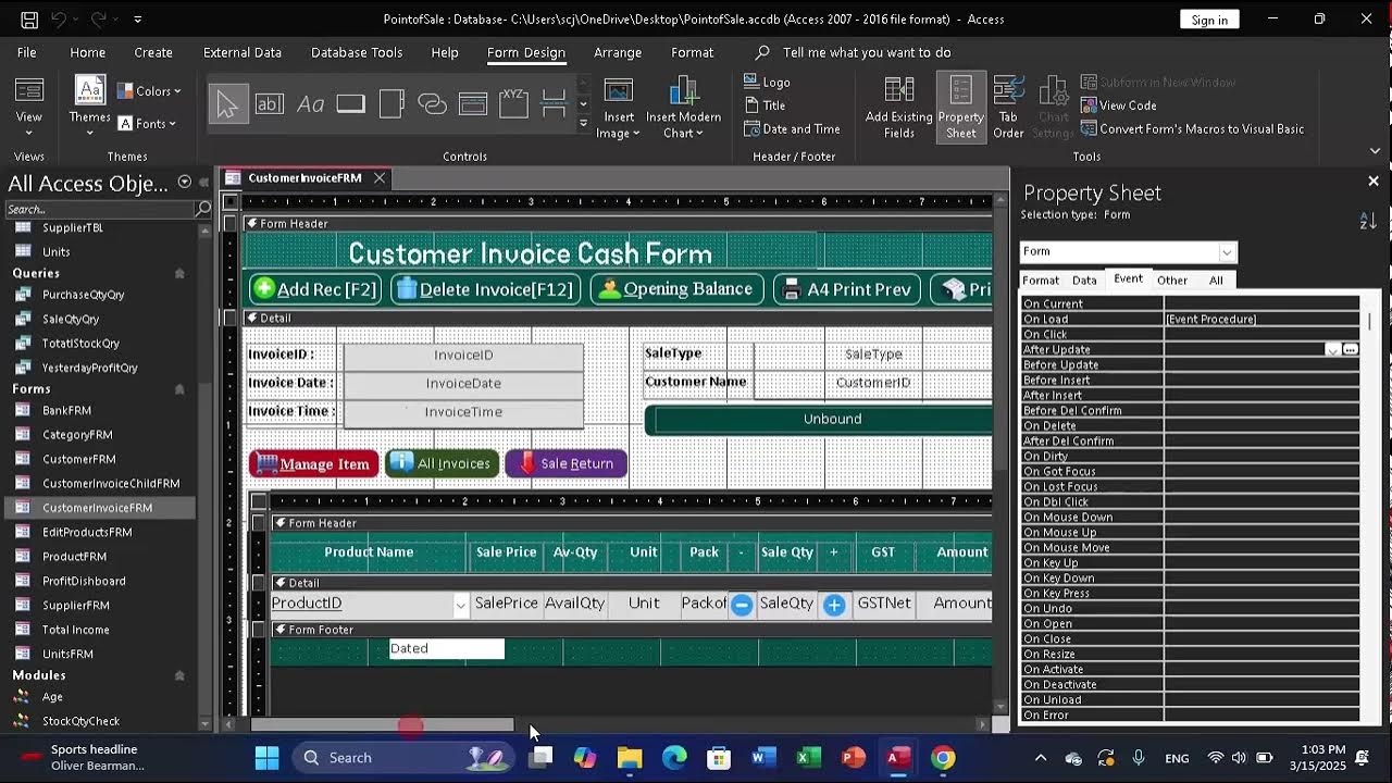 Ms Access Lecture No. 13 - YouTube