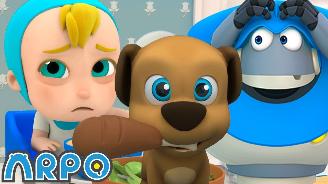 Who Let the Puppies Out? 🐶🐶🐶 | ARPO | Educational Kids Videos | Moonbug ...