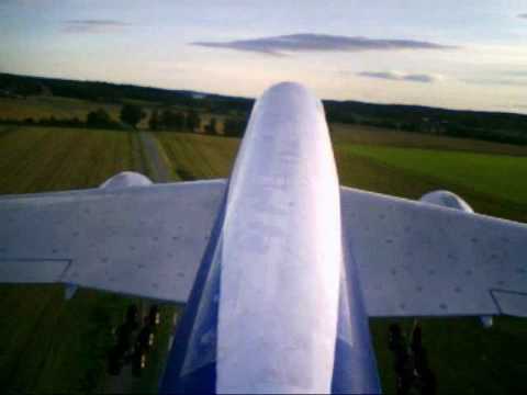 E-Flite Boeing 777 over Lille Rygge