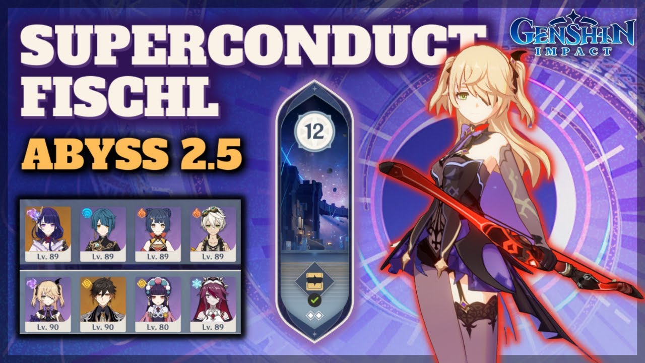 C6 FISCHL SUPERCONDUCT CONSISTENT DAMAGE! | AWAKENING MOON! | Genshin ...