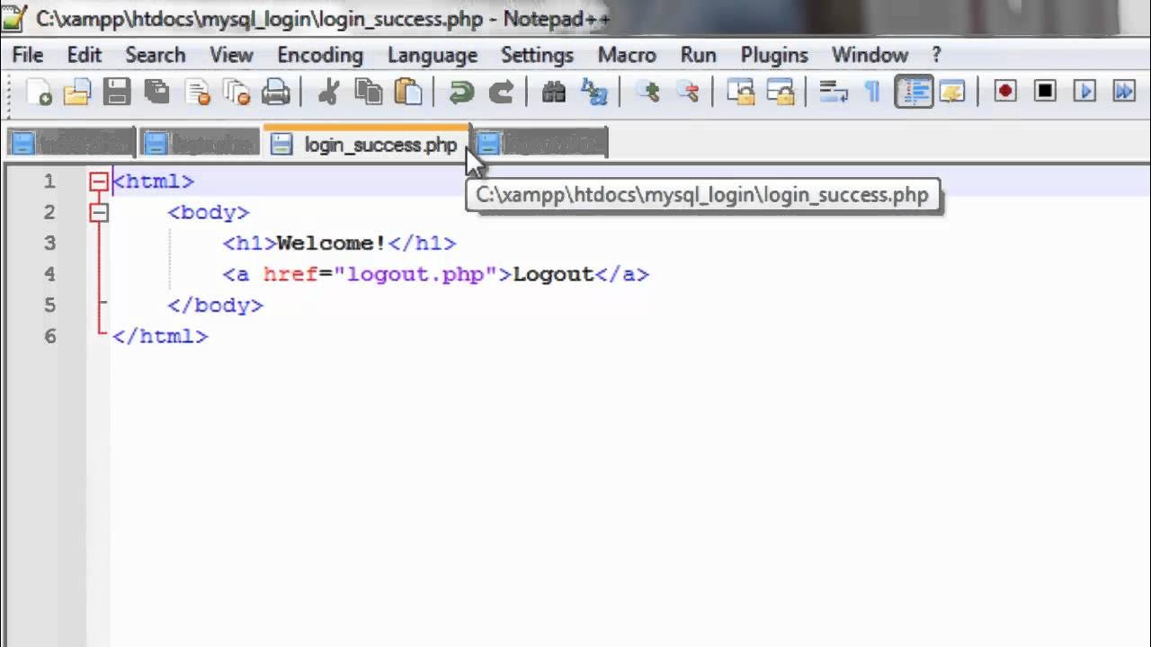PHP MySQL Login Tutorial 3 - YouTube