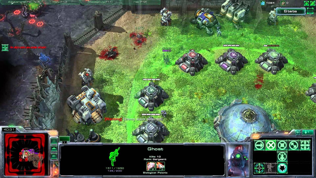 Starcraft 2 Custom Map Survival Man G3 End Game - YouTube