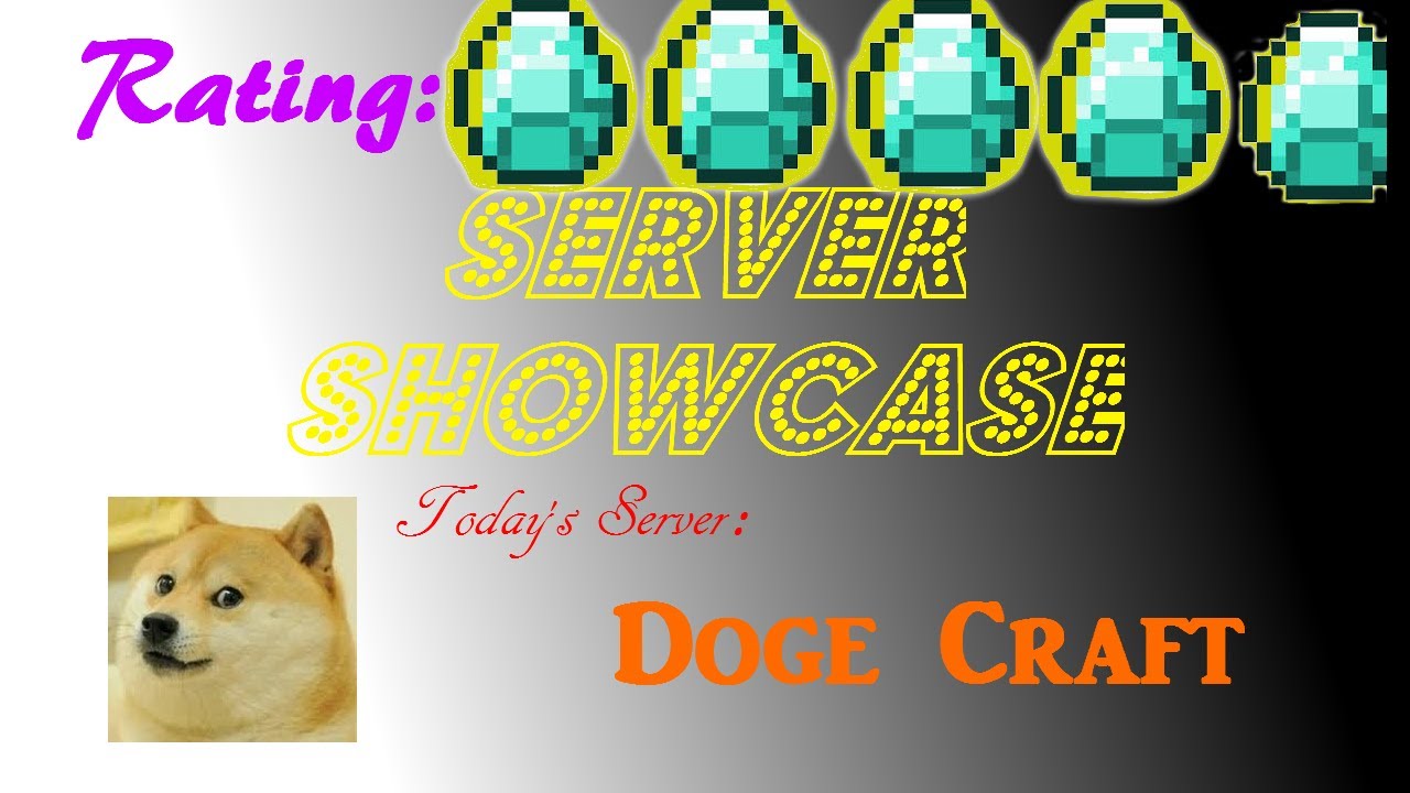 Minecraft Server Showcase: Doge Craft - YouTube