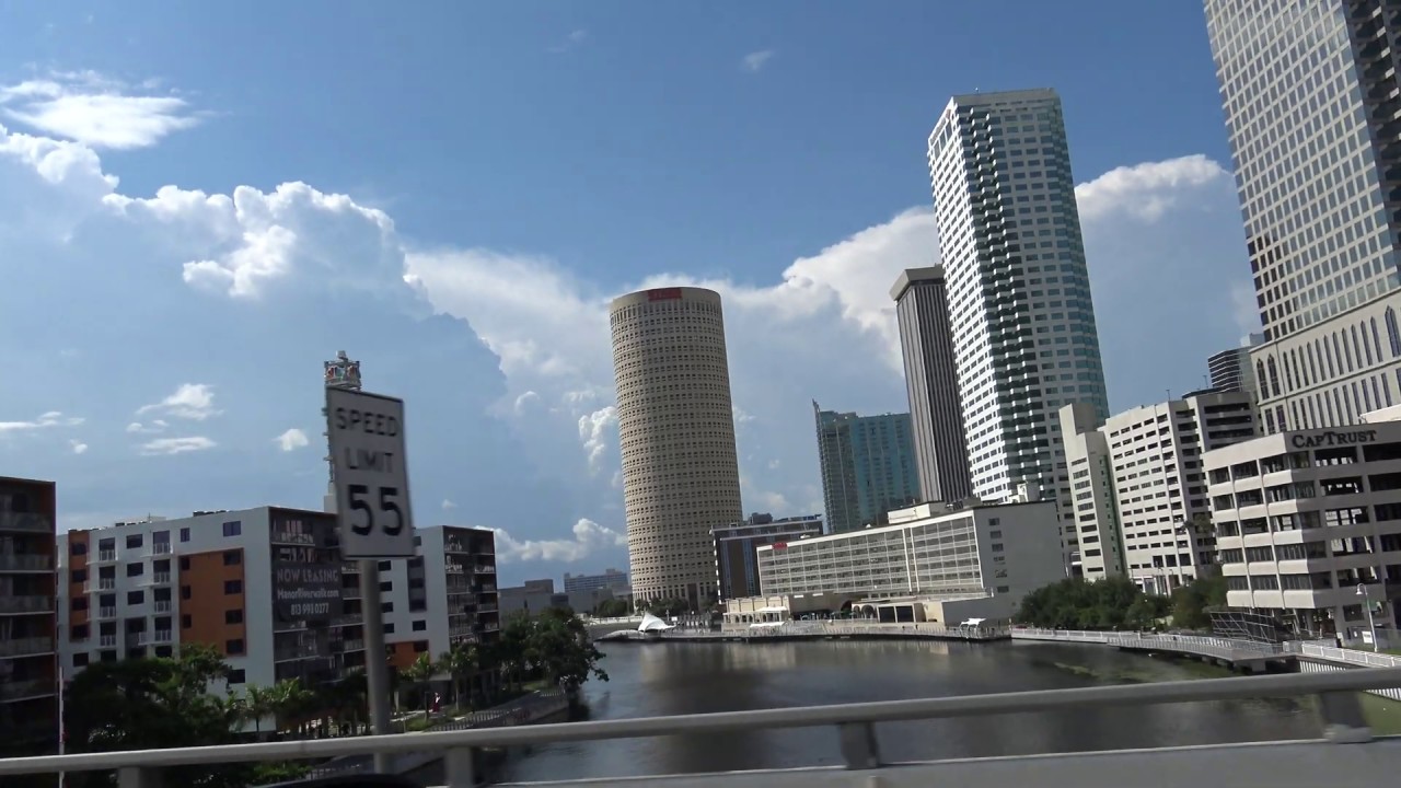 Tallest Buildings Downtown Tampa In 4k - YouTube