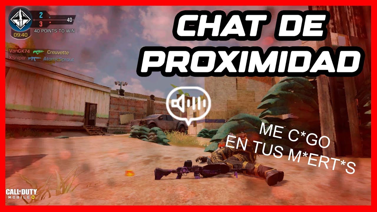 COMO ACTIVAR EL CHAT DE PROXIMIDAD EN COD MOBILE - YouTube