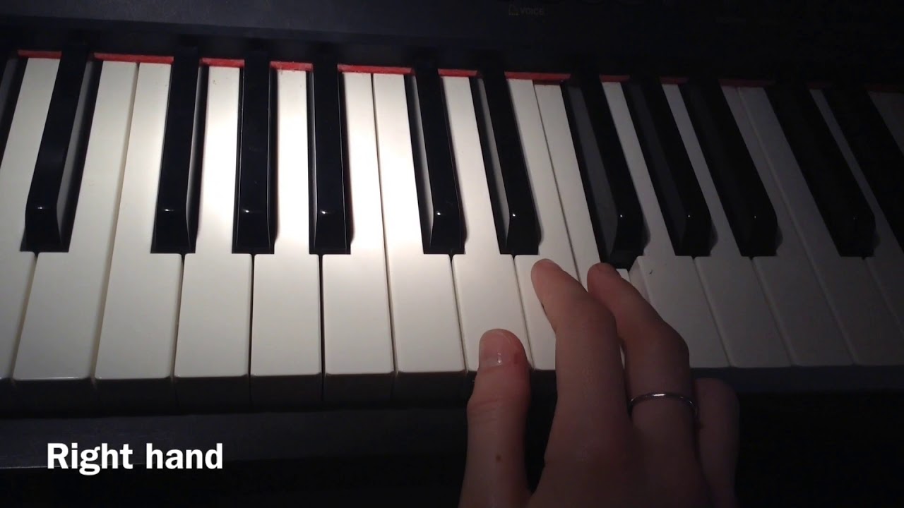NF - intro 3 piano tutorial - YouTube