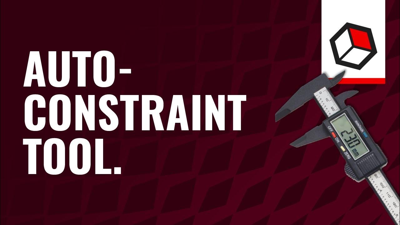 DesignSpark Toolbox - Auto Constrain tool guide for DS Mechanical - YouTube
