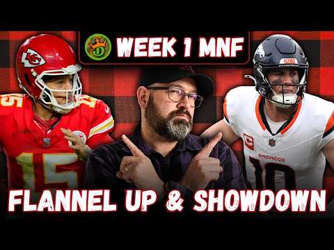 NFL DFS DraftKings Showdown Picks LIVE Strategy For Broncos-Chiefs Monday Night Football Lineups