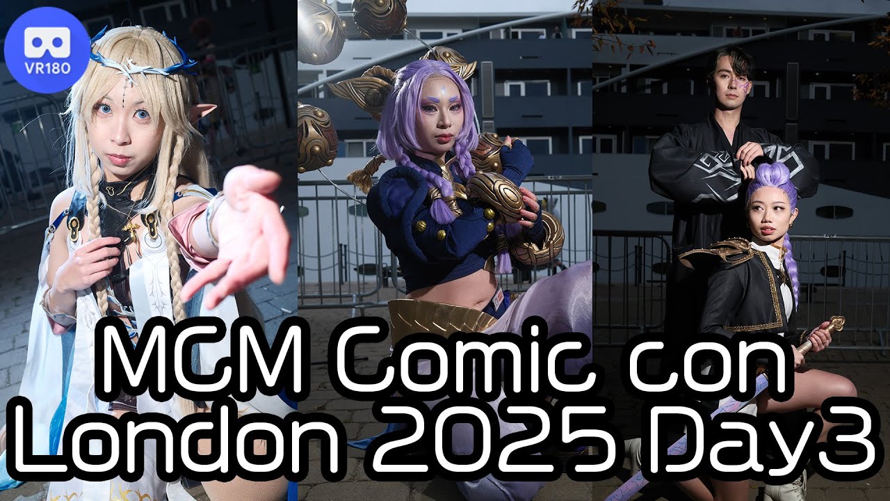 【VR180】MCM comic con London 2025 Oct Cosplay Music Video Day3 - YouTube
