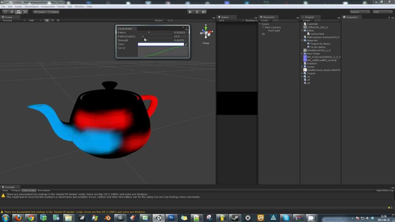 Vertex Paint In Unity3d - YouTube