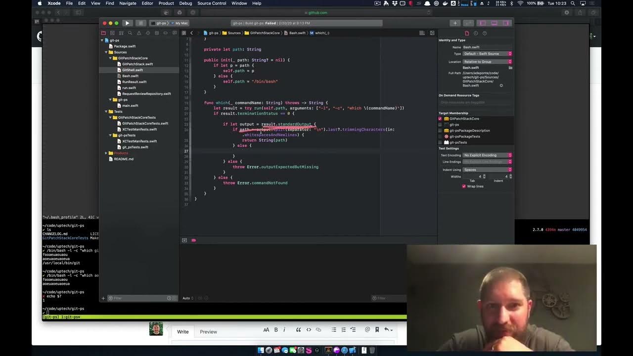 Git Patch Stack - Implement a couple features with Anthony Castelli - YouTube
