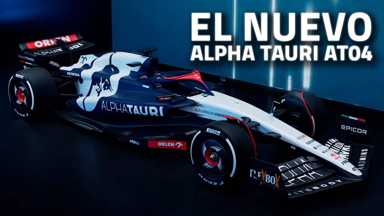 ALPHA TAURI REVELA el AT04 con ORLEN | ¿Qué cambió? - YouTube