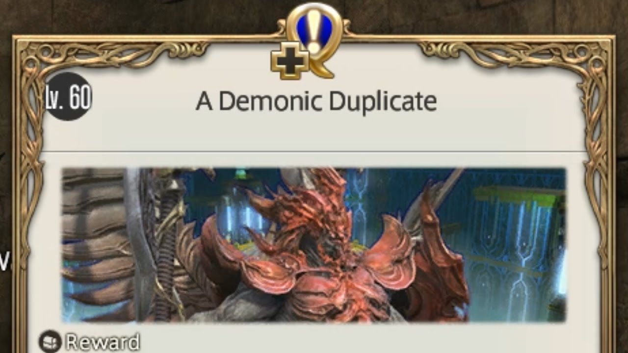 Final Fantasy XIV The Far Edge of Fate - A Demonic Duplicate - Zurvan ...