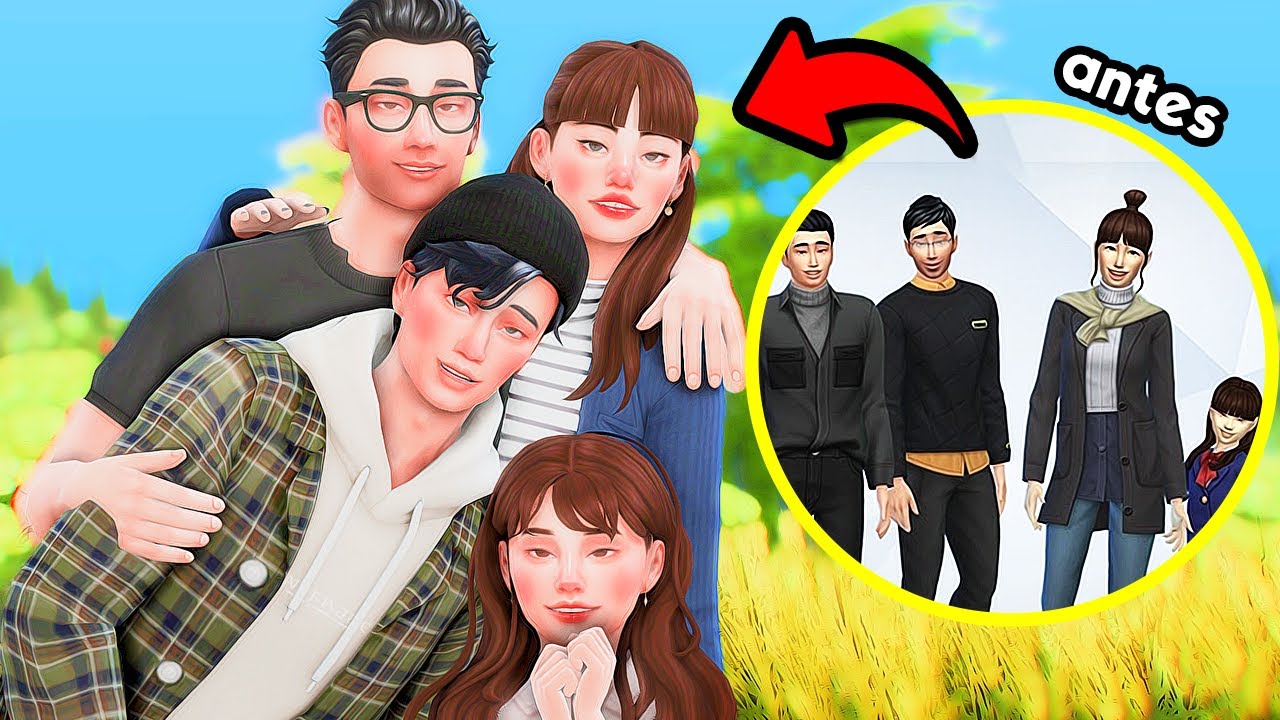 TRANSFORMEI OS ITO! UMA FAMÍLIA JAPONESA E MEDALHISTA l The Sims 4 ...