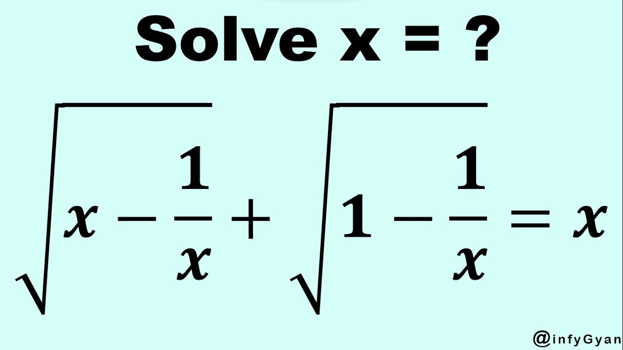 The Algebra Test You Can't Afford to Miss: Radical Equations - YouTube