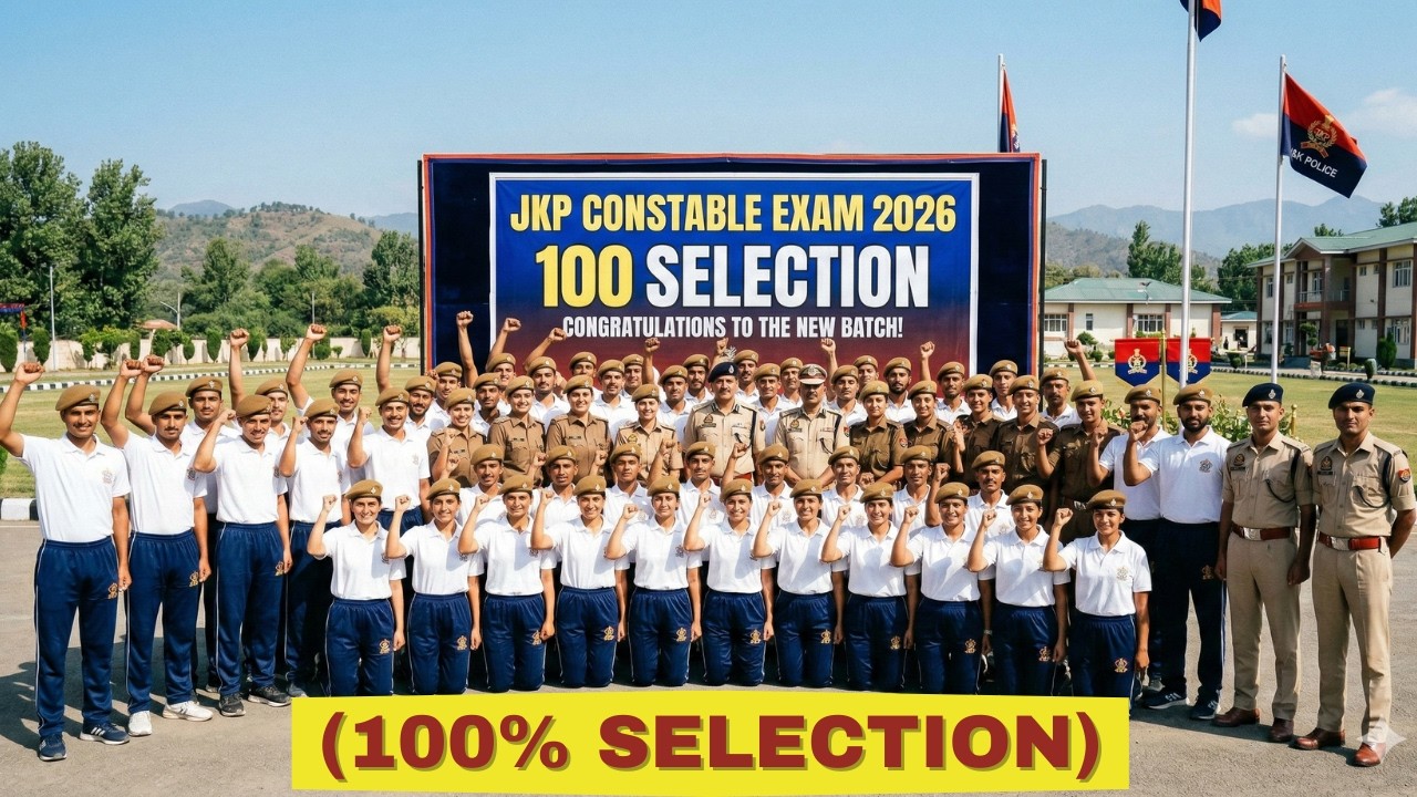 JKP Constable Selection 2026: My "Zero to Hero" Strategy! 🚔 (100% ...