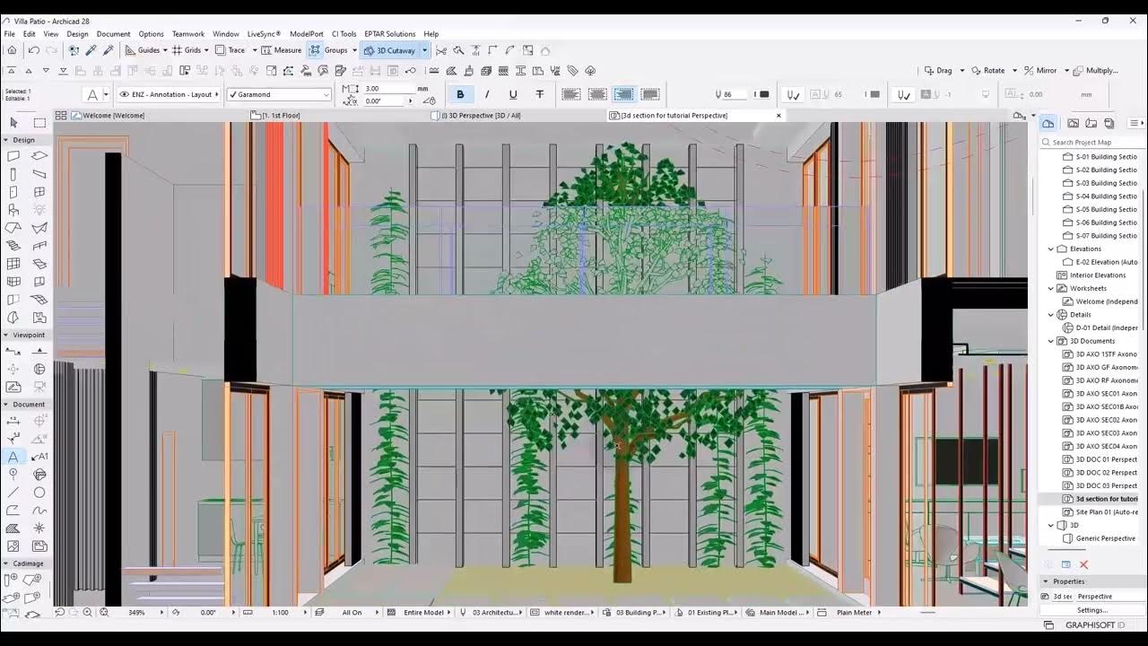 How to Create Stunning 3D Sections in Archicad Using 3D Documents ...