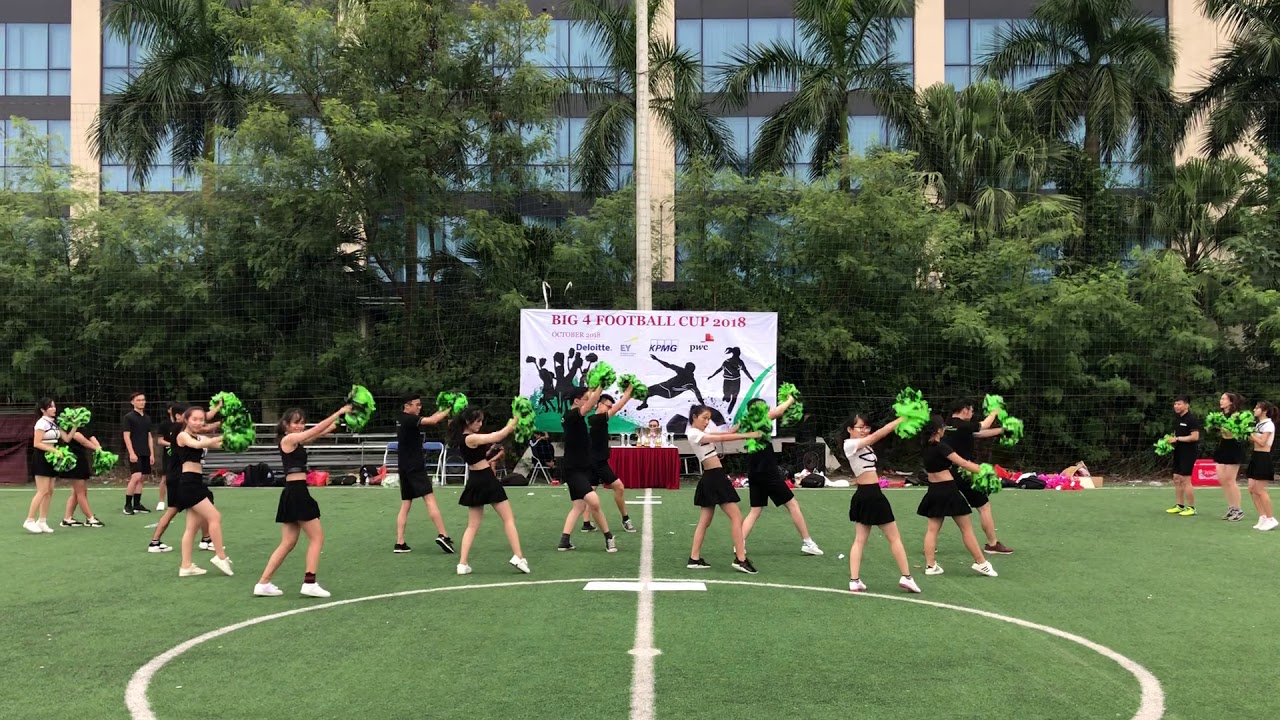 [Deloitte] Cheering Performance - Big 4 Football Cup 2018 - YouTube