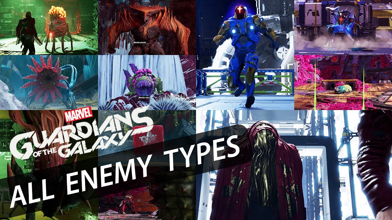 All Enemy Types | Marvel's Guardians of the Galaxy (2021) Gameplay ...