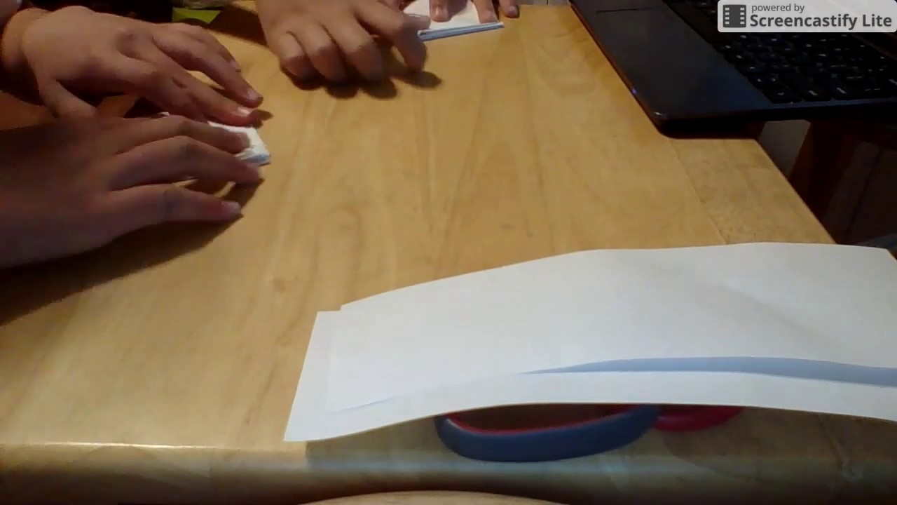 how to make a paper airbag - YouTube