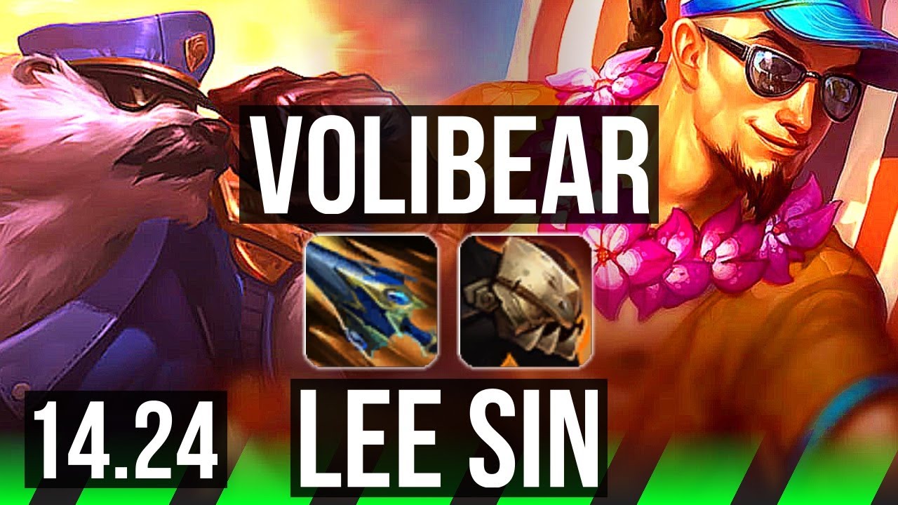 VOLIBEAR vs LEE SIN (JGL) | NA Master | 14.24 - YouTube