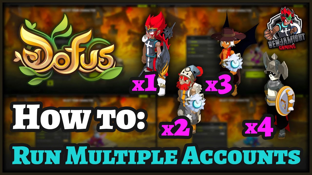 ENGLISH Dofus Tutorial – How To Run Multiple Accounts By Yourself ...