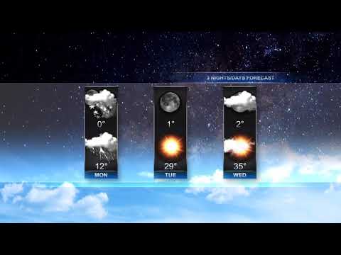 3D Weather Forecast | After Effects template - YouTube