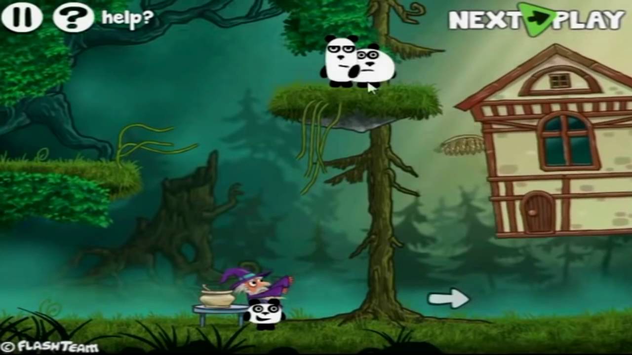 3 Pandas In Fantasy Walkthrough All Level - YouTube