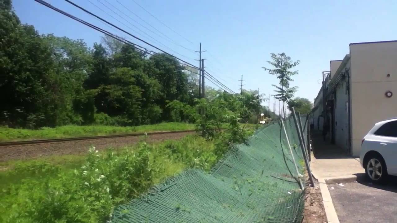 LIRR MP15 158 and 150 on the central branch - YouTube