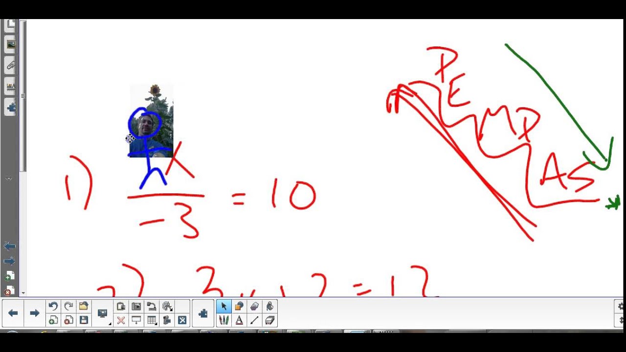 Variables on both sides equations - YouTube
