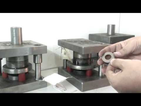 matricería de arandelas - punch die compound stamping washer - metal ...