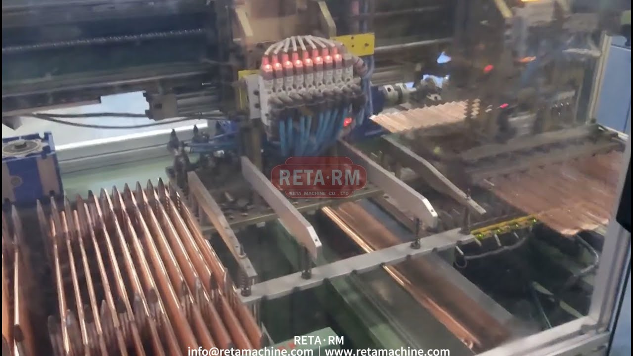 Coil Tube Automatic Tube Insert Machine - YouTube