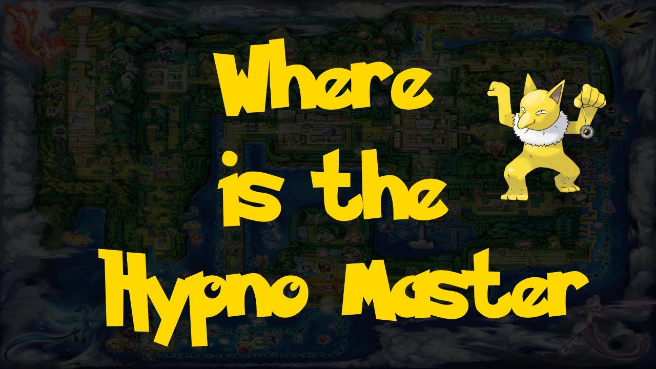 Where Is: The Hypno Master (Pokemon: Let's Go, Pikachu!/Eevee!) - YouTube