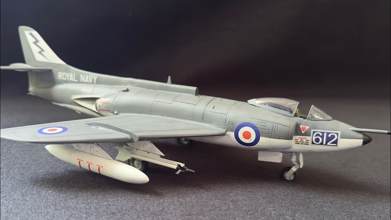 Scratchaeronautics 1/48 Supermarine Scimitar. Built resin model kit ...