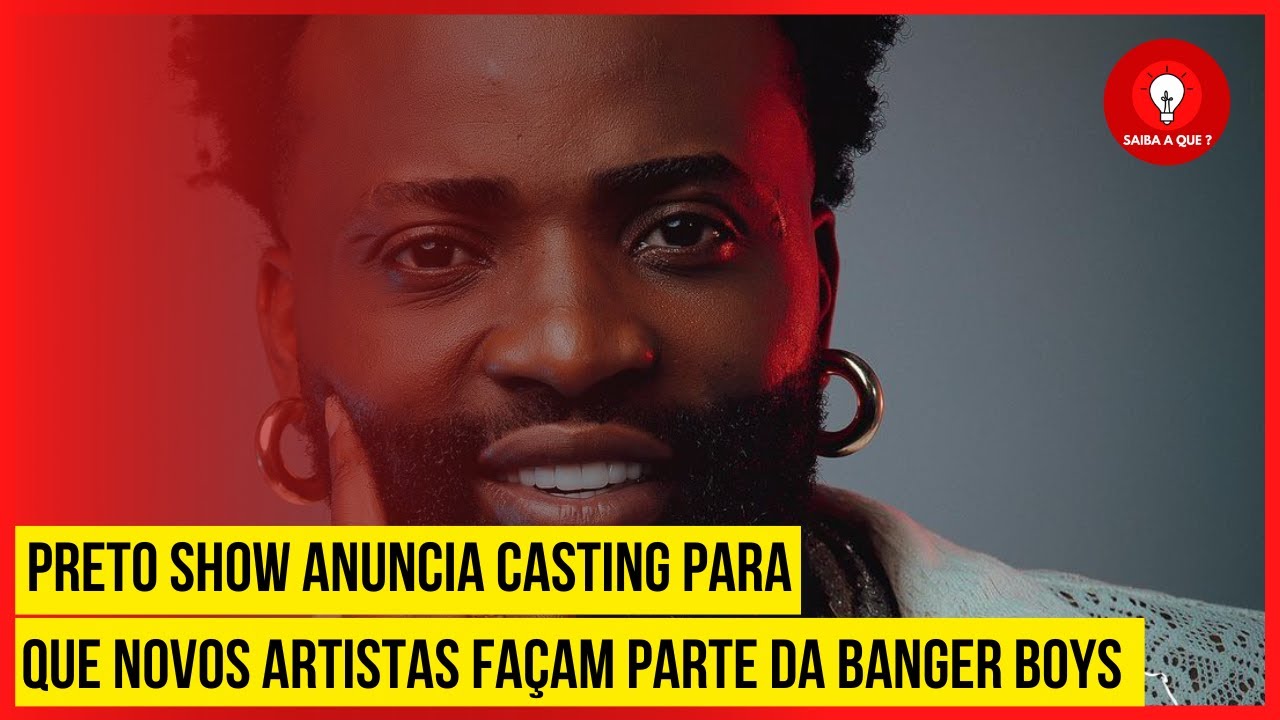 Preto Show anuncia casting para que novos artistas façam parte da ...