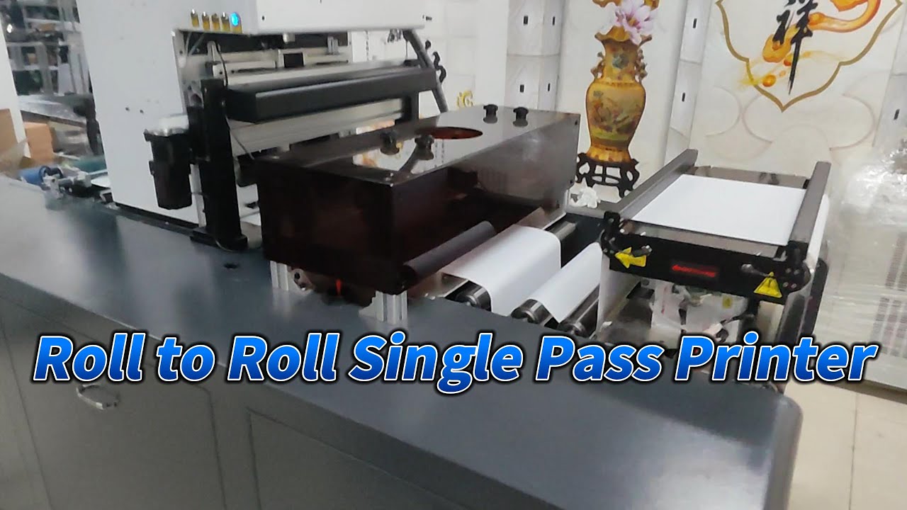 RobotJet roll to roll (label) single pass digital printer? # ...