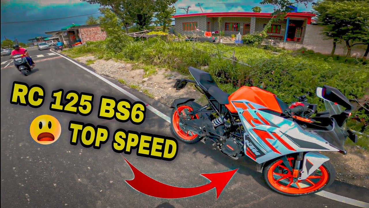 KTM RC 125 BS6 TOP SPEED TEST || HARD WORK BOYZZ ! - YouTube