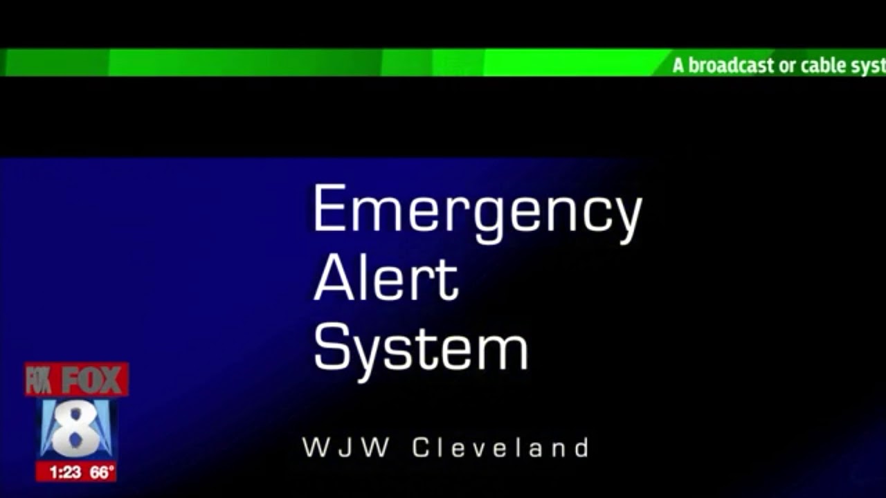 Required Weekly EAS Test (WJW, Cleveland, Ohio, 1:23am, October 17 ...